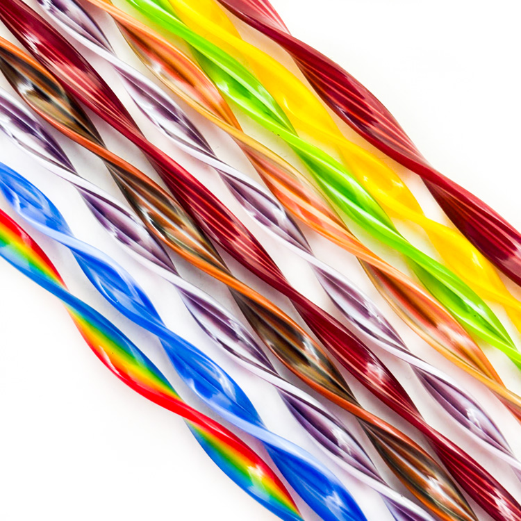 Twisted Glass Cane - Flat - 96COE | Tabitha's Glass Emporium